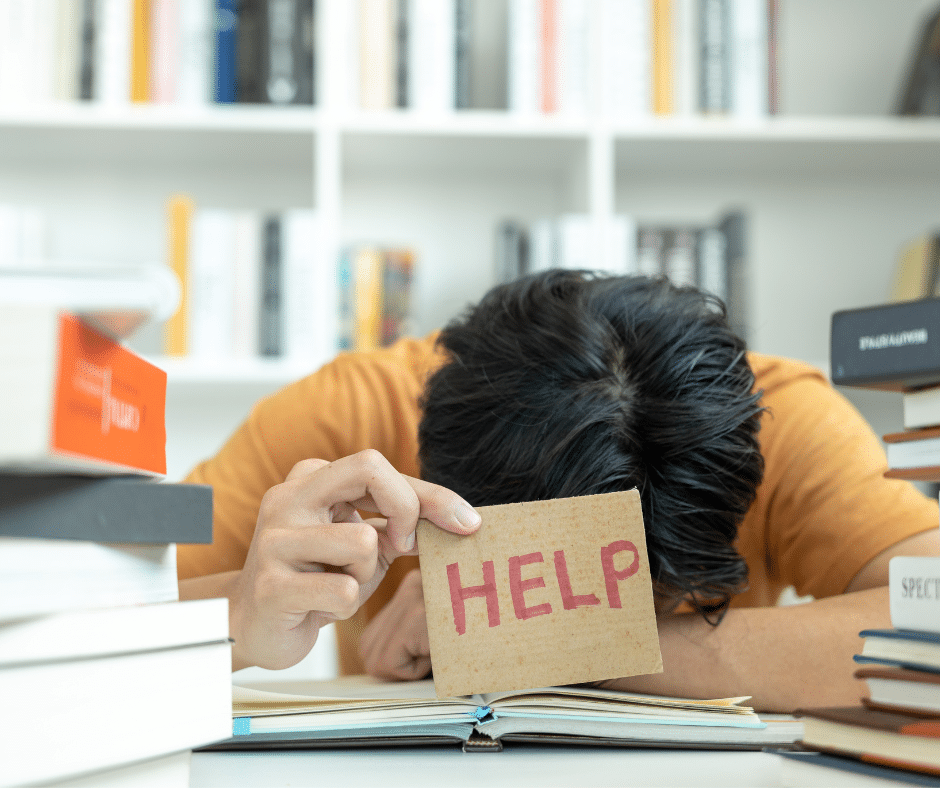 Overwhelmed Person